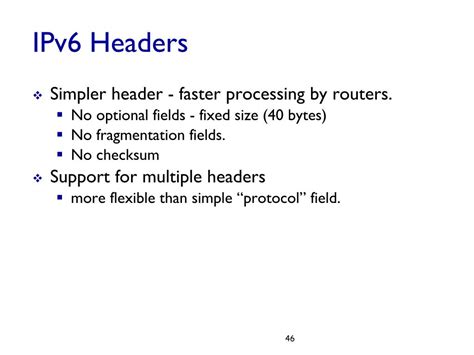 ppt chapter 4 network layer part a ipv6 powerpoint presentation