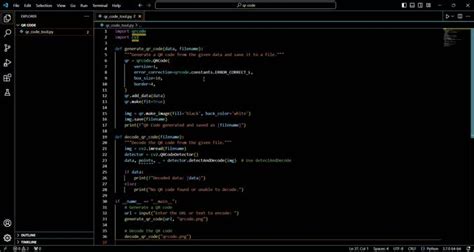 Harini B On Linkedin Python Qrcodegenerator Datascience Innovation Cognorise Internship