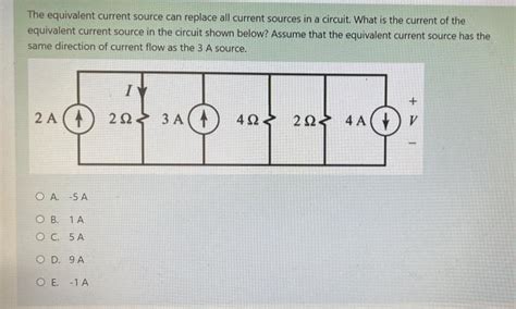 solved the equivalent current source can replace all current