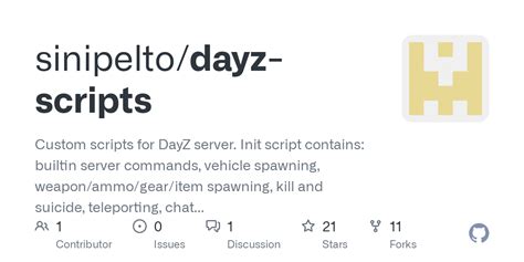 GitHub Sinipelto Dayz Scripts Custom Scripts For DayZ Server Init Script Contains Builtin