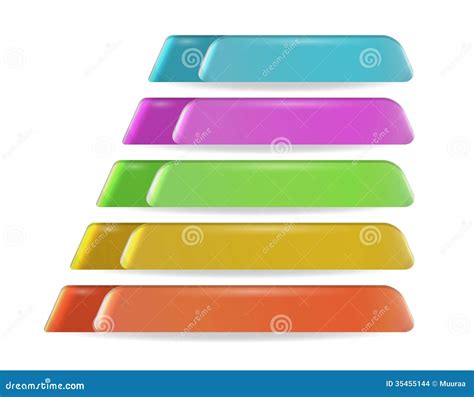Set Of Labels With Different Color Stock Vector Illustration Of Collection Template