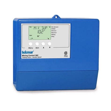 362 Tekmar 362 Floating Action Variable Speed Mixing Control