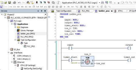abb plc timer ton tof and tp