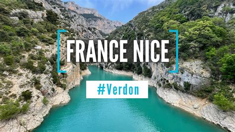 🇫🇷 프랑스 니스 근교 베르동 협곡 드론영상 유럽의 그랜드캐년 Youtube