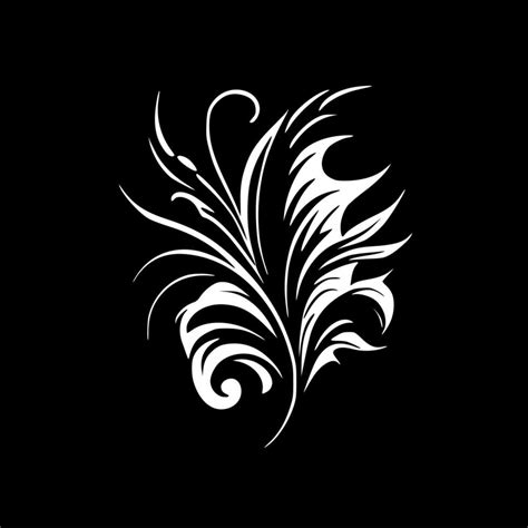 Flourish Black And White Isolated Icon Vector Illustration 23855466 Vector Art At Vecteezy