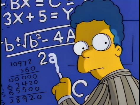 Math Nerd Simpsons Wiki Fandom