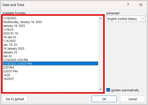 How To Add An Updating Date And Time In Microsoft Word Pc And Mac