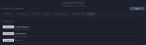 Custom Filters Thunder Client Docs