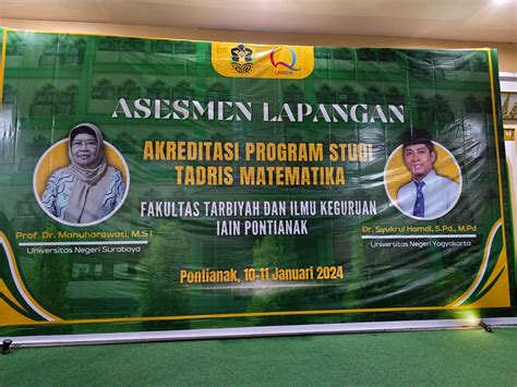 Al Perdana Prodi Tadris Matematika Dekan Ftik Akreditasi Potret Kinerja Prodi Ftik Iain