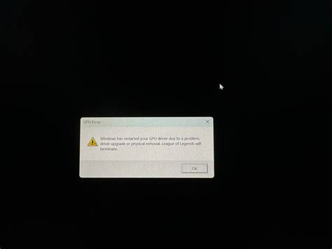 Gpu Error Windows Has Restarted Your Gpu Driver Due To A Problem