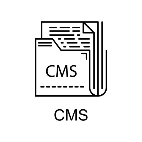 Cms Vector Icon 22763050 Vector Art At Vecteezy