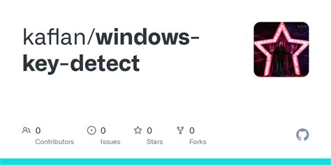 GitHub Kaflan Windows Key Detect