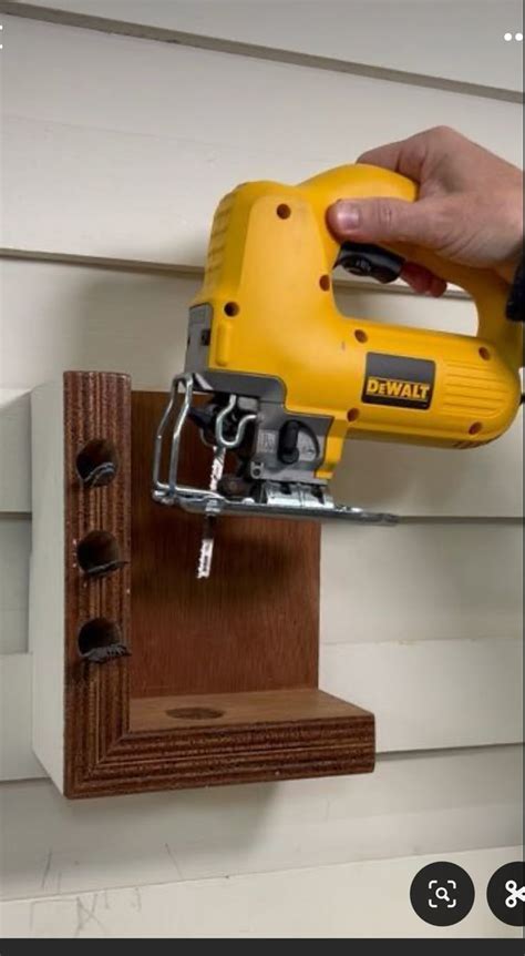 Jigsaw Tool Holder Jig Saw Projects Diy French Cleat Jig Saw Holder