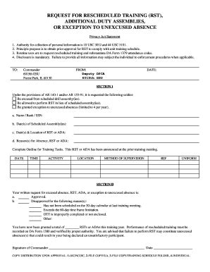 Army Training Army Training Request Form