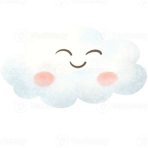 Cute Cloud Cartoon 44283910 Png