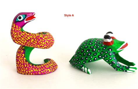 Set Of 2 Different Small Alebrijes Etsy