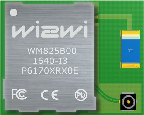 Single Band Wi Fi 802 11 B G N Module With Integrated Chip Antenna And U Fl Connector