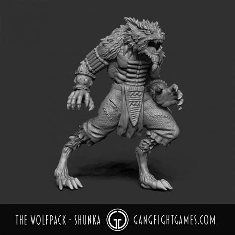 3d Printable Shunka By Gangfight Games