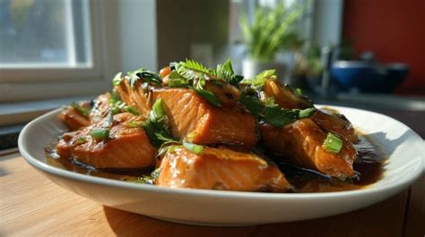 Easy Chinese Salmon In Black Bean Sauce Dinner Recipe