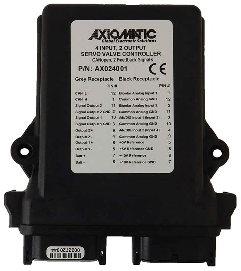 4 input 4 output valve controller canopen® on axiomatic technologies