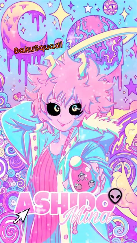 Mina Ashido Wallpaper Cute Anime Wallpaper Hero Wallpaper Anime