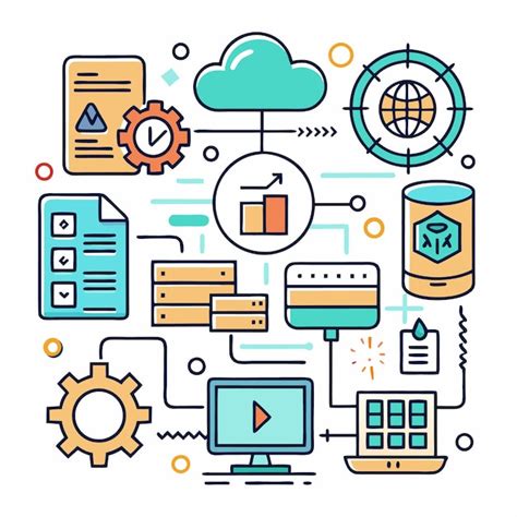 Modern Technology Concept With Cloud Server Data And Global Connection Premium Ai Generated Vector