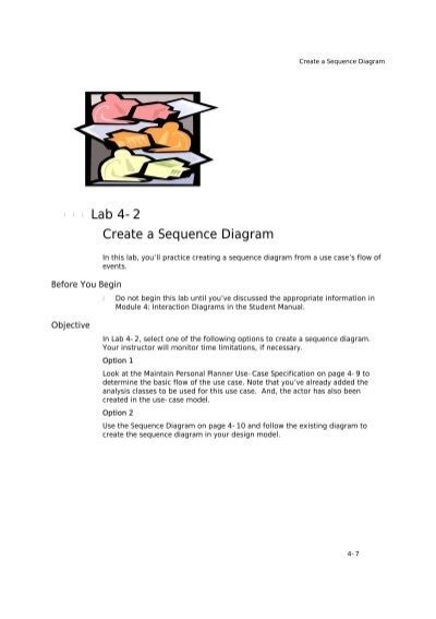 Lab 4 2 Create A Sequence Diagram