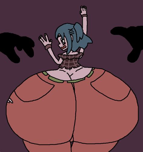 Rule 34 1girls Anxious Ass Ass Cleavage Blue Hair Butt Crack Female Only Hairclip Huge Ass