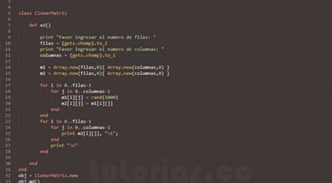 Poo Ruby Clonar Una Matriz