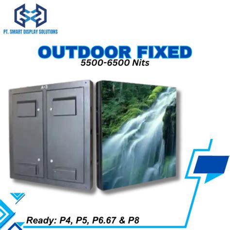 Jual Videotron Outdoor P6 Cabinet Module Fixed Unilumin Free Instal Kirim Jakarta Barat