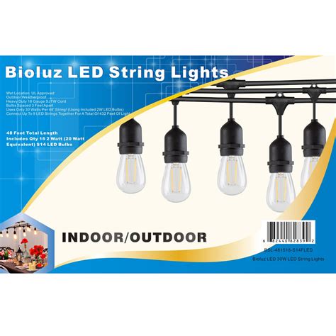 Electrick Outdoor Led String Lights 50 200 Led Solar Power String