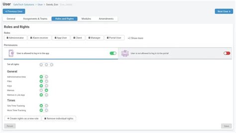 How Do I Assign Rights To A User Through Predefined Roles