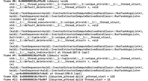 Crash In Ivectorextractorinfo Init · Issue 4791 · Kaldi Asr Kaldi