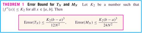 Error Bound Calculator For Midpoint Rule