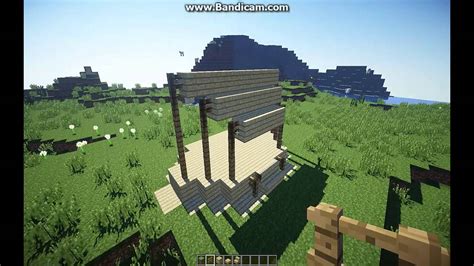 Как построить красивую беседку в майнкрафт Youtube