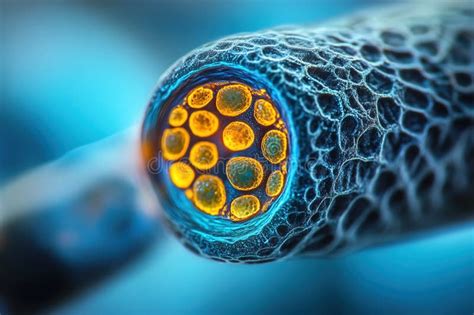 A Close Up View Of A Reproduction Cell In Its Natural Environment