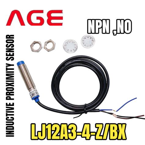 Lj12a3 4 Z Bx Inductive Proximity Sensor Switch M12 Npn No 6 36vdc เซนเซอร์ตรวจจับโลหะระยะสูง