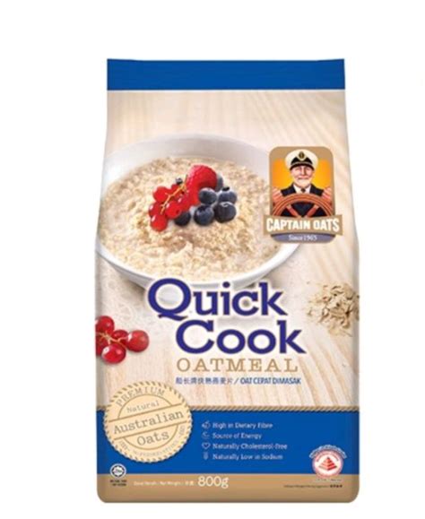 Captain Oats Quick Cook Oatmeal 800g Lazada Ph