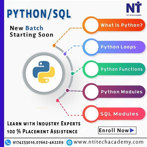 Ntitechacademy Pythonsql Techtraining Careerboost