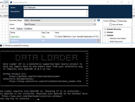 blueprism start process acts differently in blue prism stack overflow