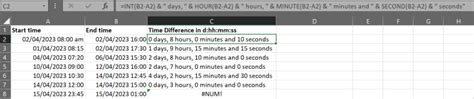 How To Calculate Time Difference In Excel Best Formulas