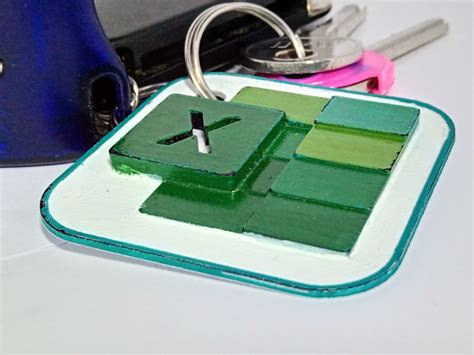 Excel Keychain By Killereqpl Makerworld