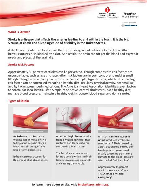 Pdf What Is Stroke · What Is Stroke Stroke Is A Disease That Aﬀects