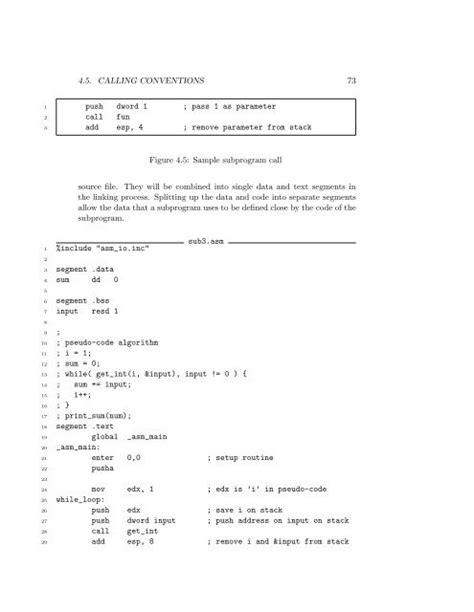 72 Chapter 4 Subprograms