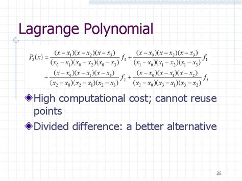 polynomials content evaluation root finding root bracketing interpolation