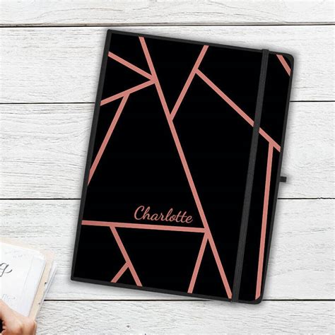 A4 Mole Notebook Geo 3 Personalised Notebook