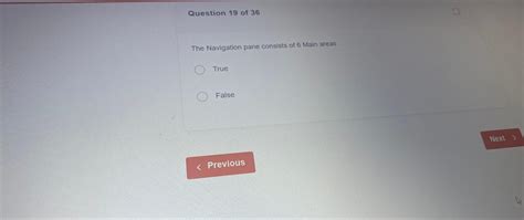 Solved Question Of The Navigation Pane Consists Of Chegg