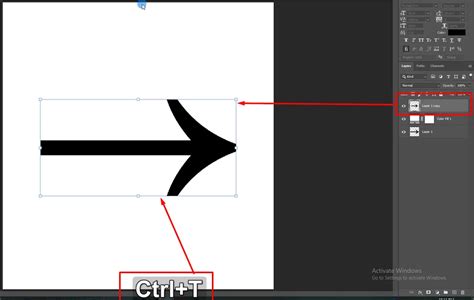How To Curve An Image In Photoshop Text Shapes Arrow