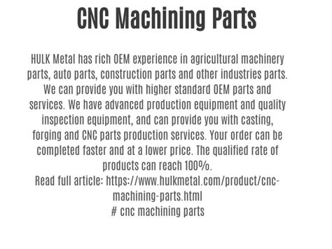 Ppt Cnc Machining Parts Powerpoint Presentation Free Download Id