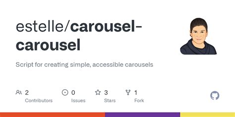 Github Estellecarousel Carousel Script For Creating Simple